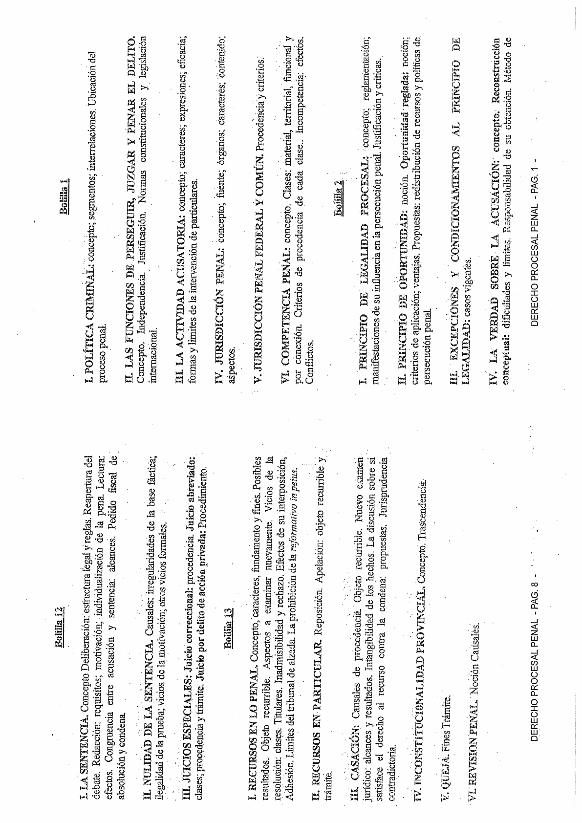 Presentación: PROGRAMA DE LA MATERIA | Derecho Procesal Penal | Abogacía UNC | | Filadd